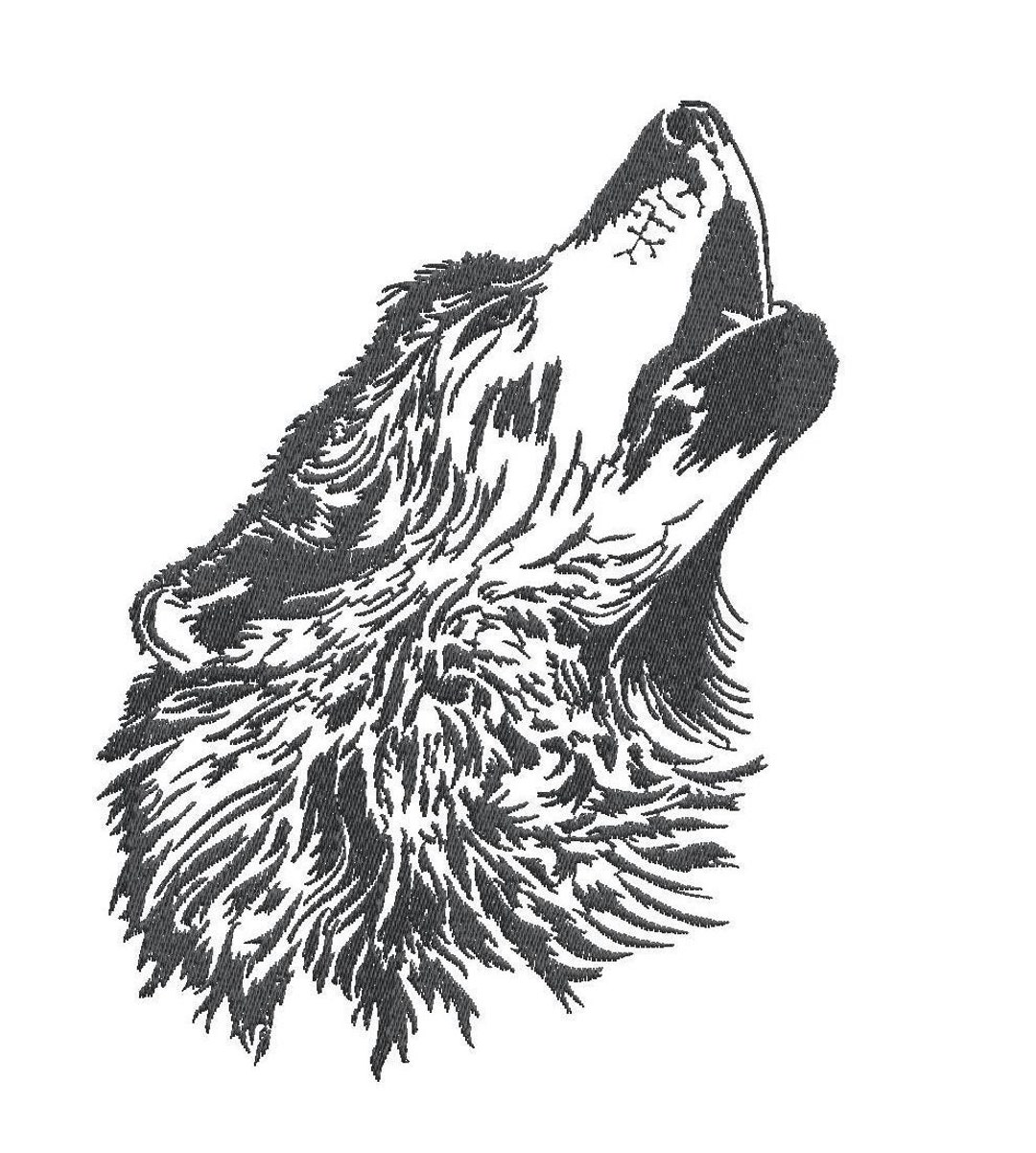 Embroidery File wolves 2 Themes - Etsy