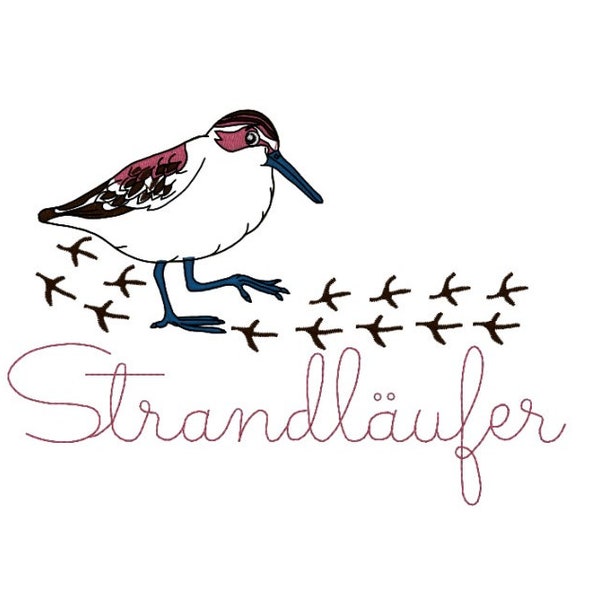 Sandpiper Embroidery - Etsy