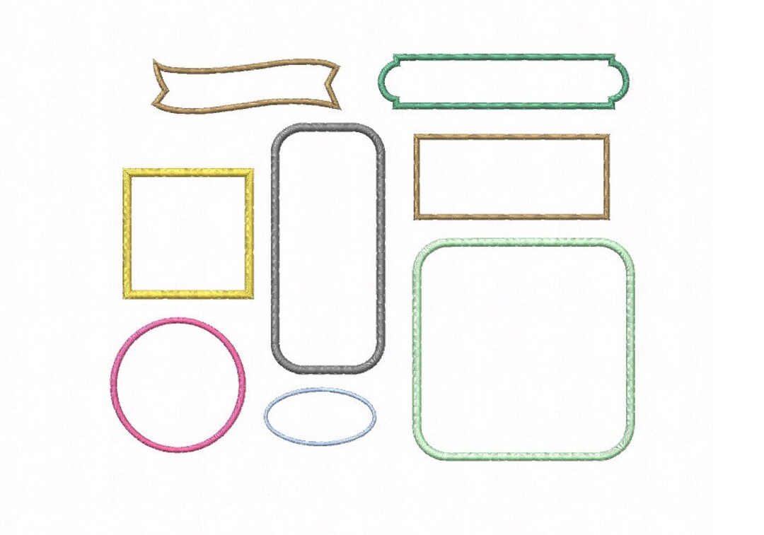 Embroidery File PATCHES - Etsy