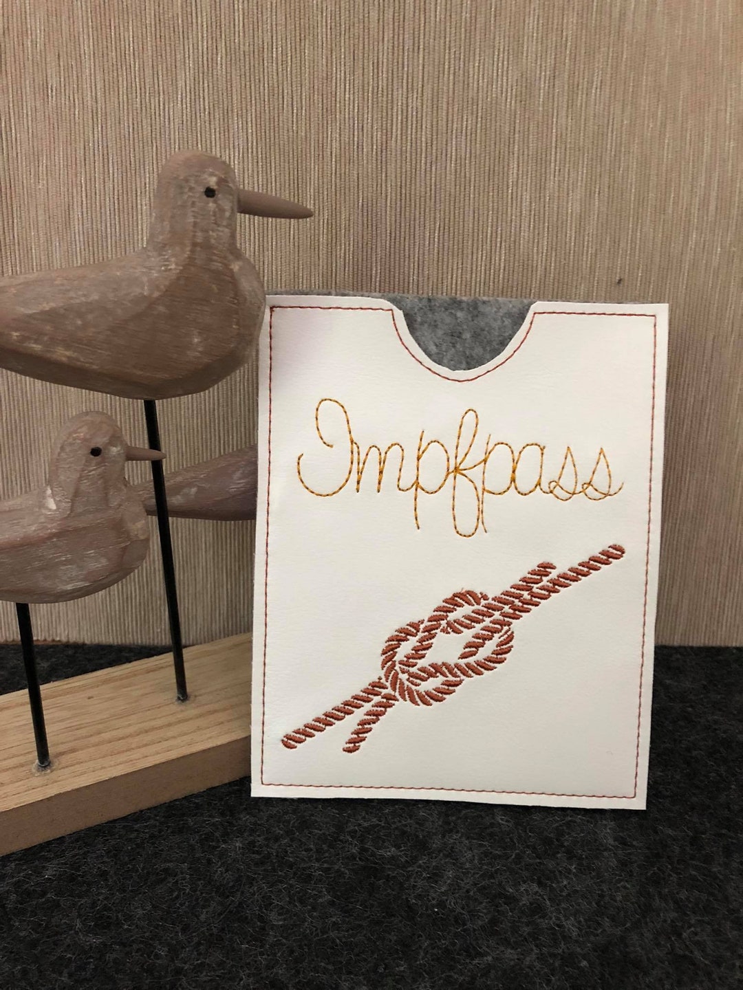 Embroidery File knot Vaccination Certificate - Etsy