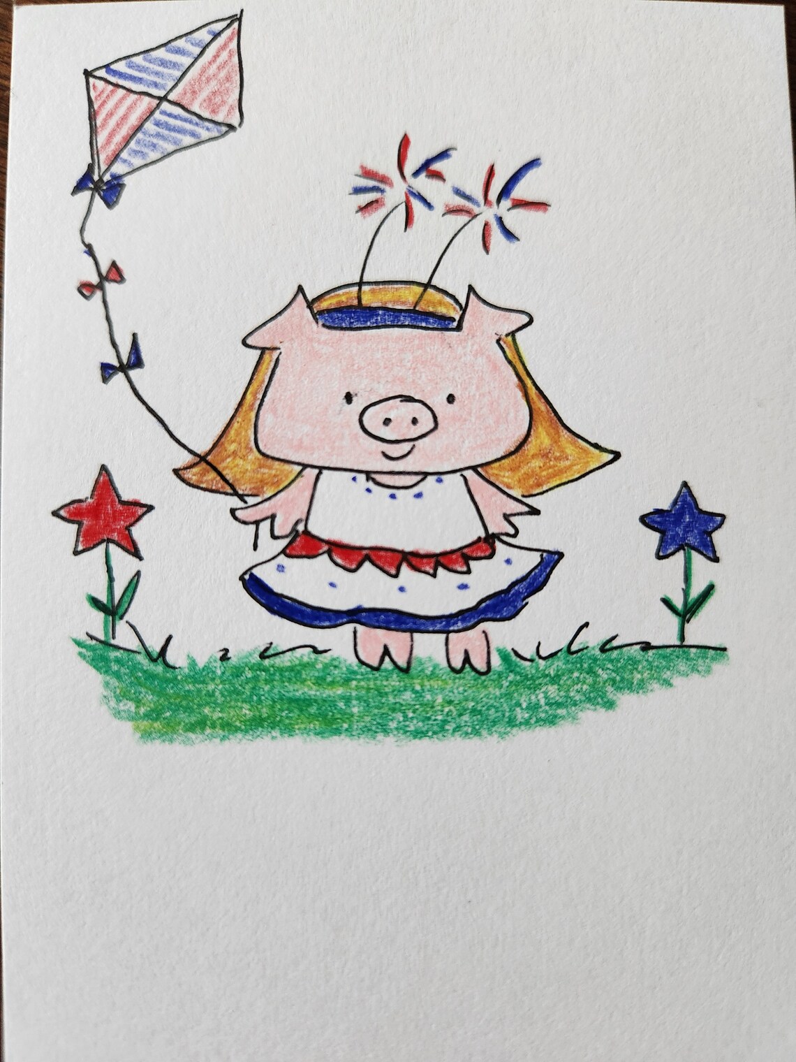 Pig Card - Etsy