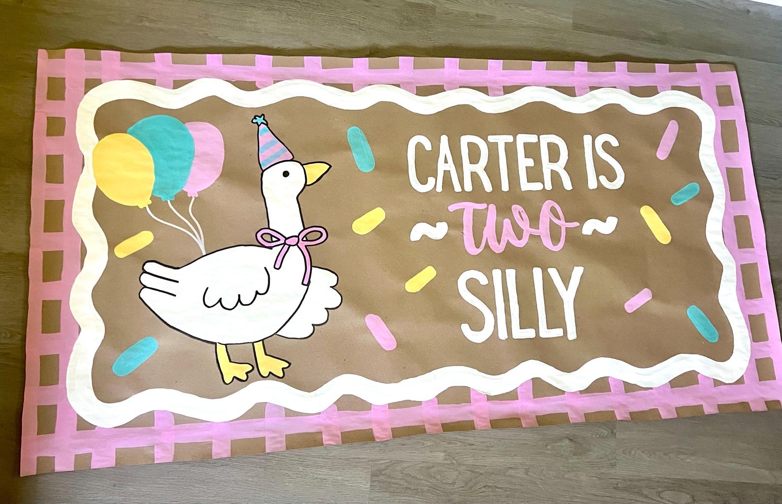 One Silly Goose Custom Birthday Banner - Etsy