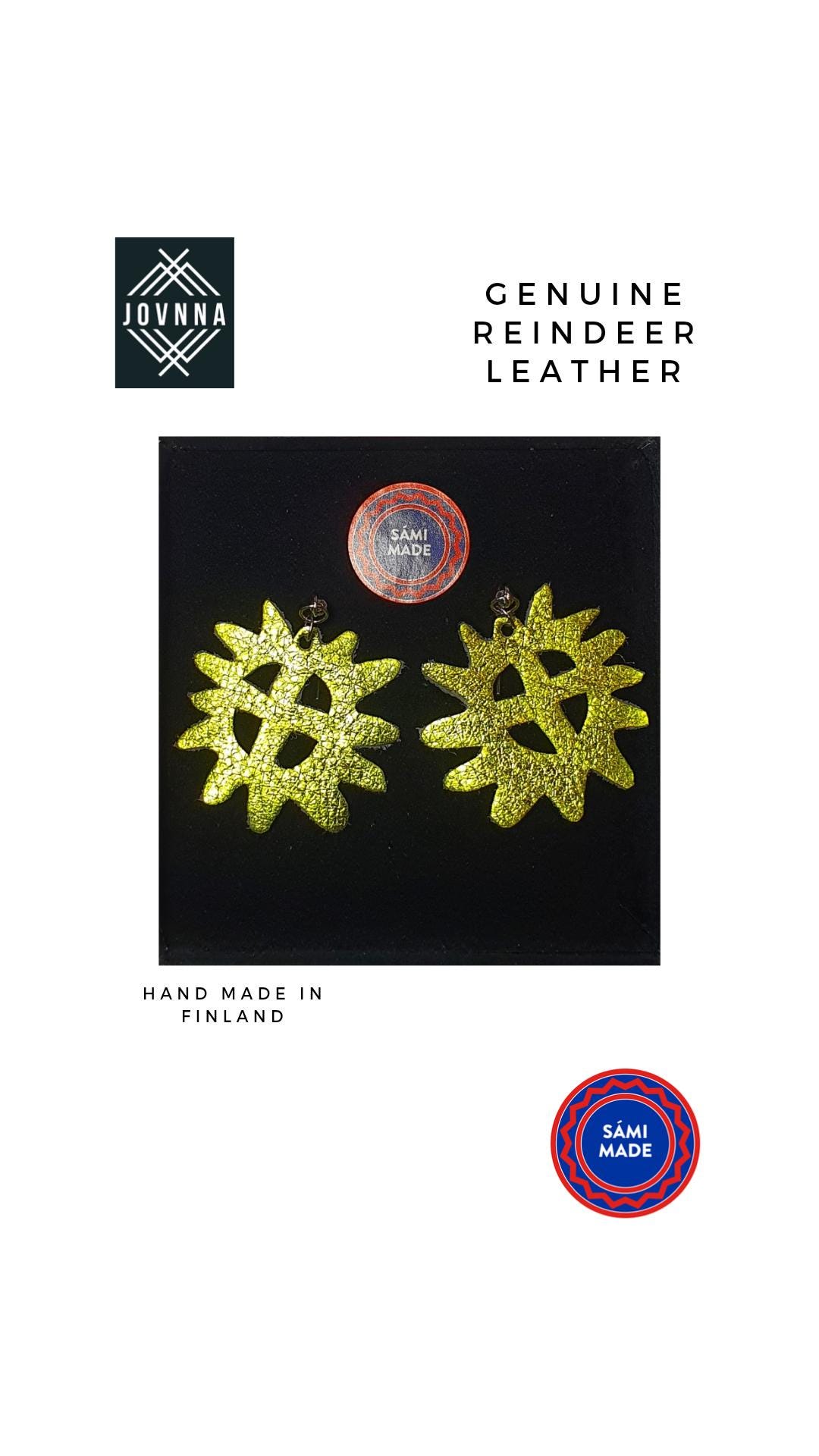 Beaivváš Sámi Symbol of the Sun | Individual | Handmade Shiny Green ...