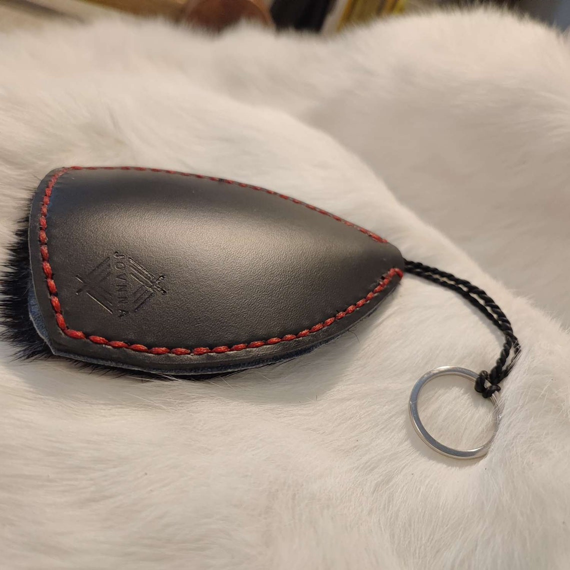Black Genuine Seal Furr Key Case - Etsy