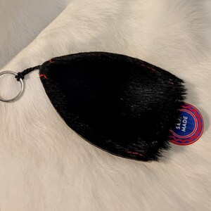 Black Genuine Seal Furr Key Case - Etsy
