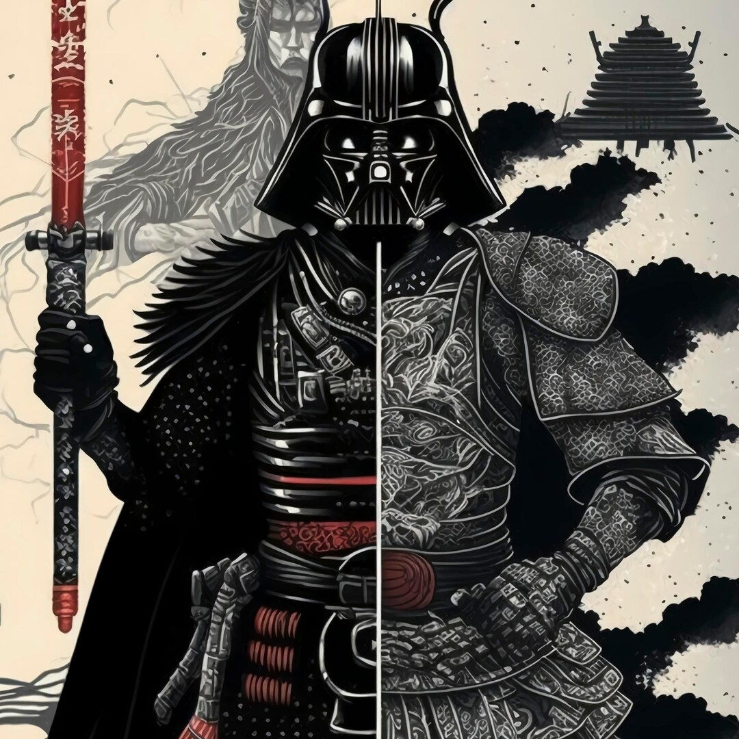 Darth Vader Portrait No.9 Star Wars Poster Digital - Etsy