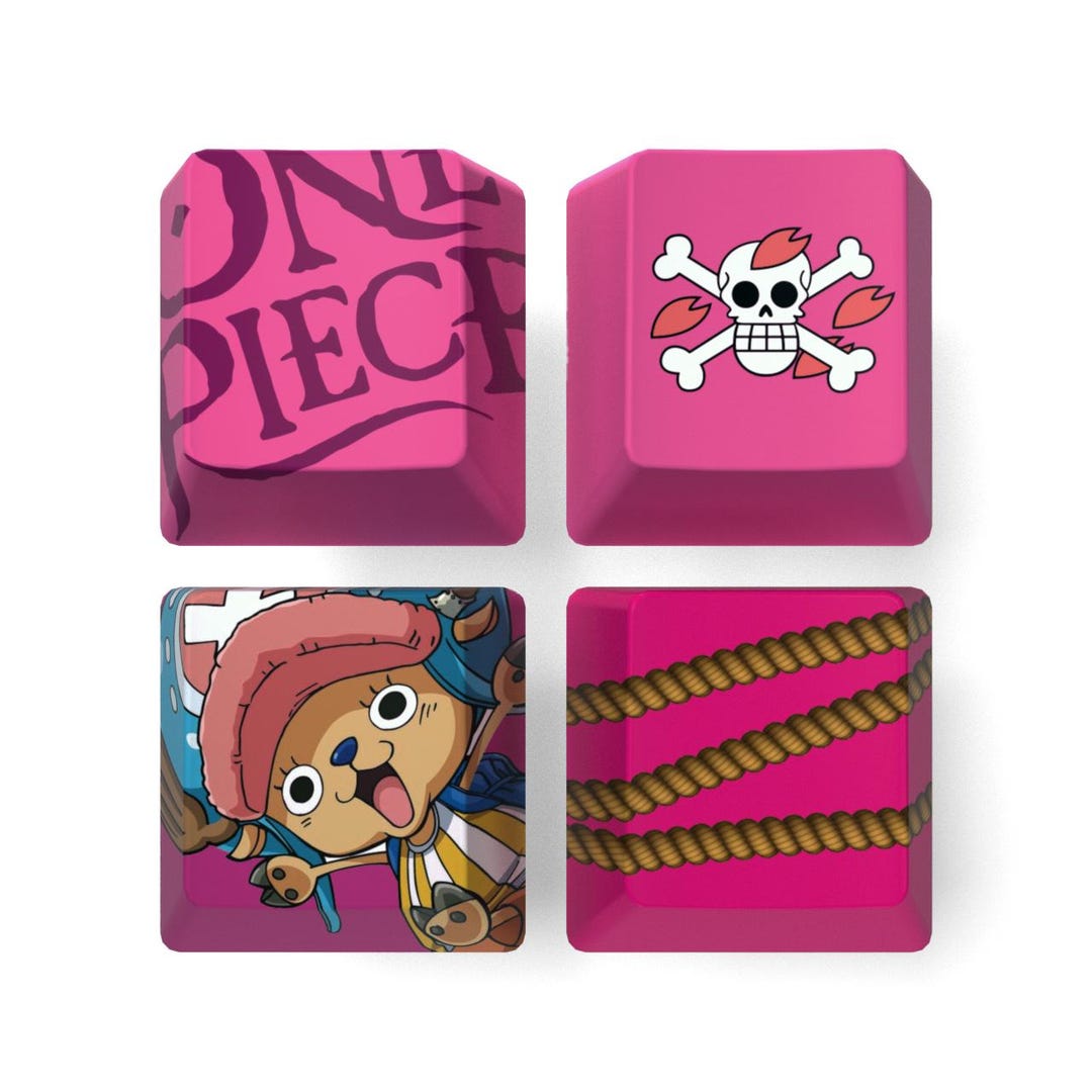 ONE PIECE Tony Chopper Keycaps // Custom Anime Dye-sub Cherry MX R4 top ...