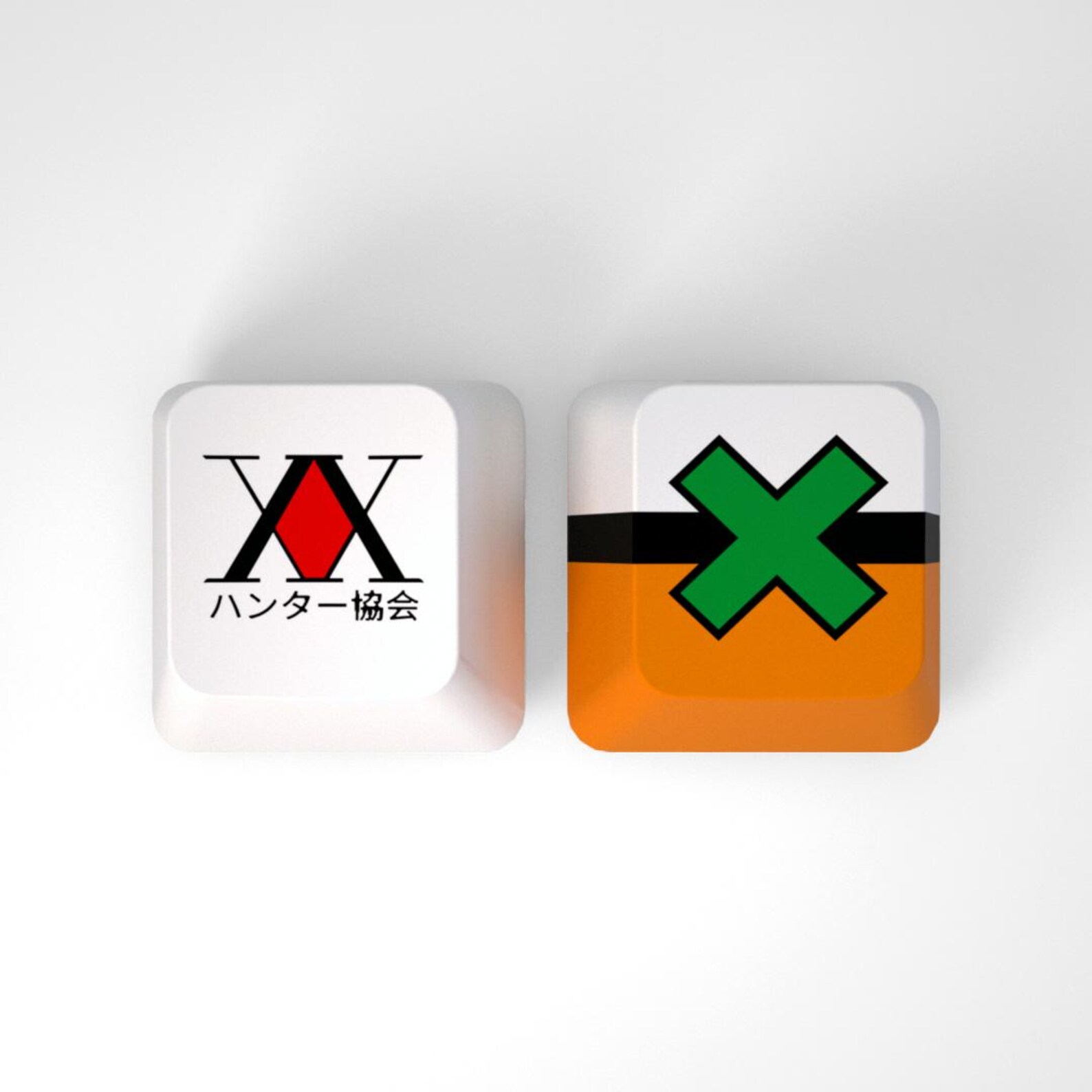 HUNTER X HUNTER Keycaps // Custom Anime Dye-sub Cherry MX R4 top Rows ...