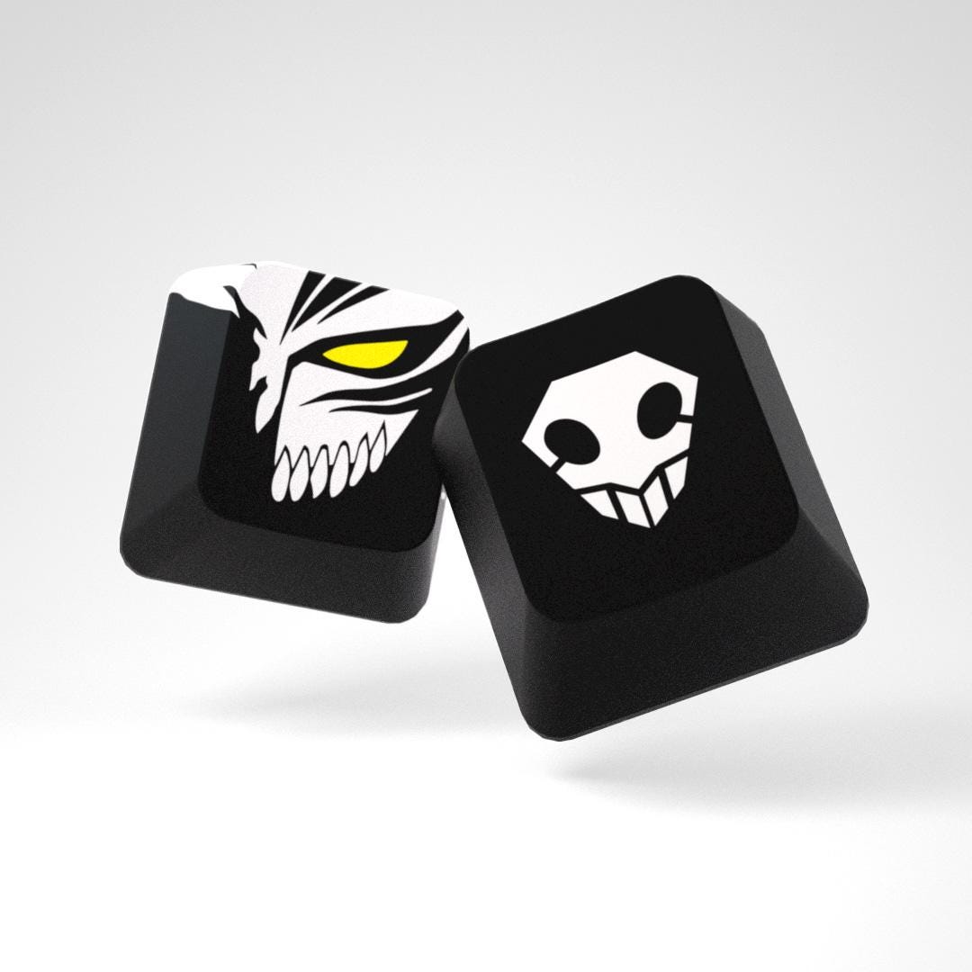 BLEACH Keycaps // Custom Anime Dye-sub Cherry MX R4 top Rows Keycap for ...