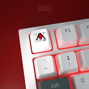 HUNTER X HUNTER Keycaps // Custom Anime Dye-sub Cherry MX R4 top Rows ...