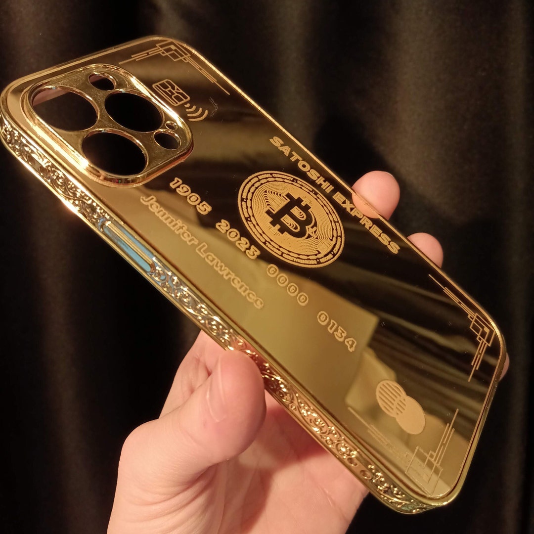 Customizable Bitcoin/satoshi Gold Design iPhone Case / All iPhone ...