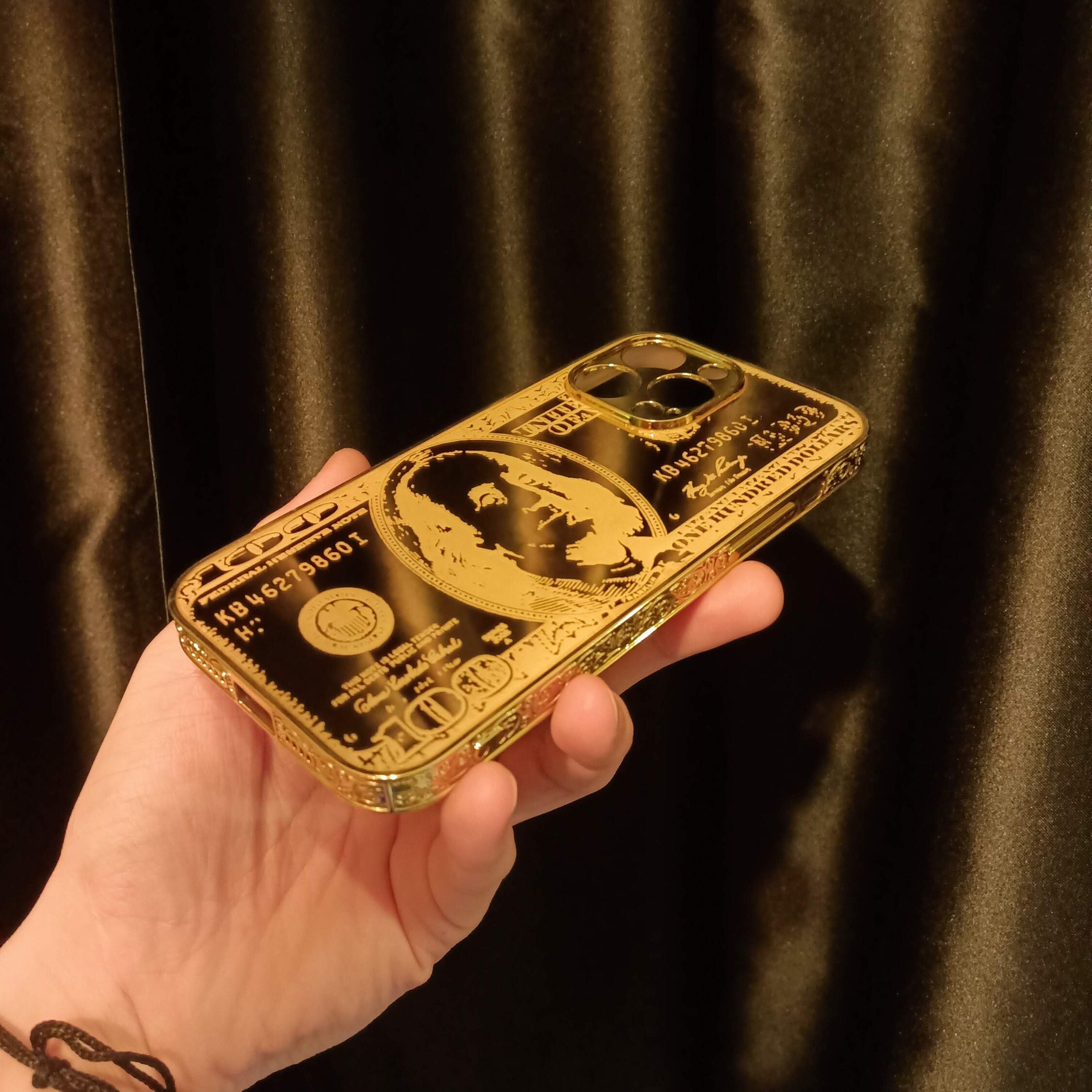 Customizable American Dolar Gold Design iPhone Case / All iPhone Models ...