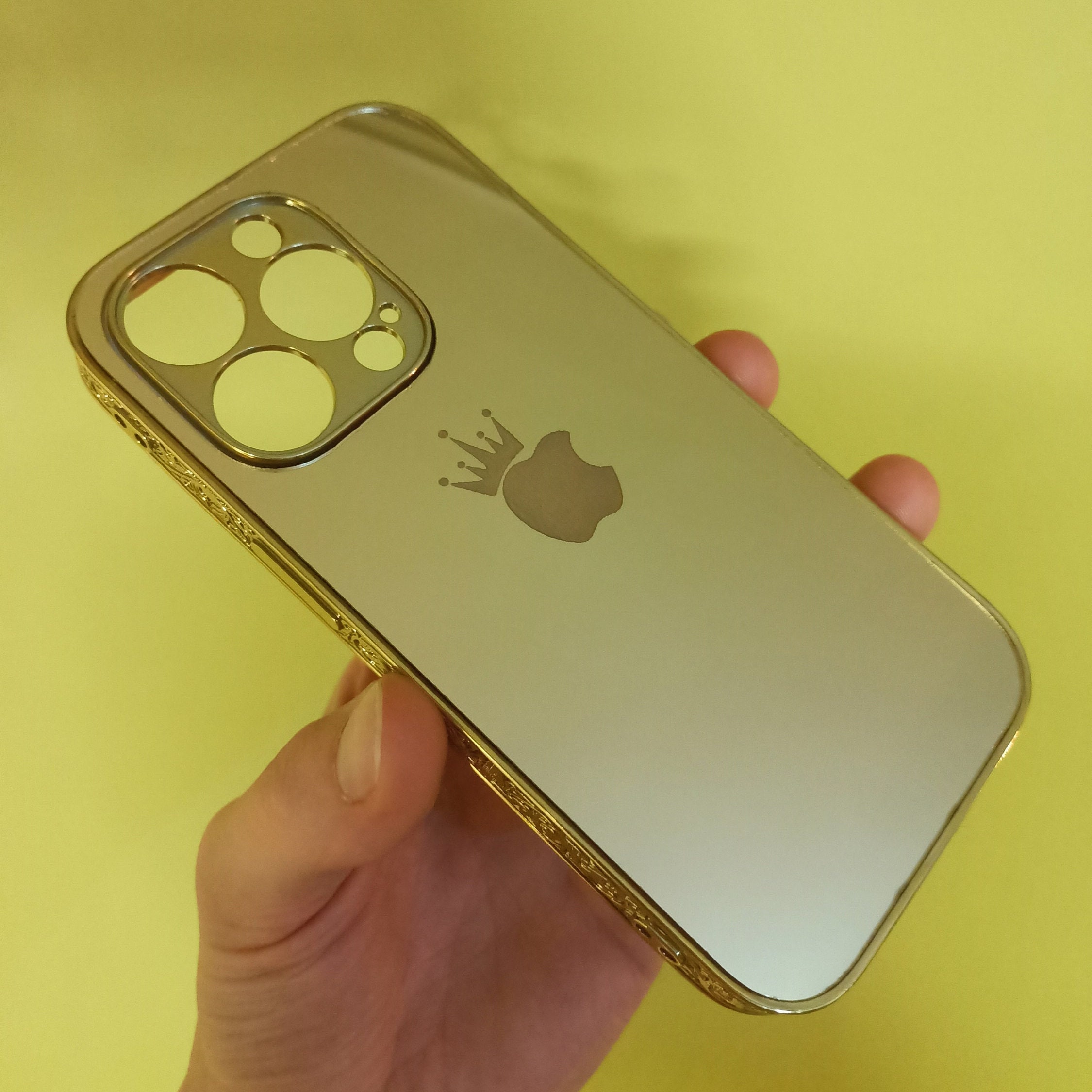 Customizable King Apple Logo Gold Design iPhone Case / All iPhone ...