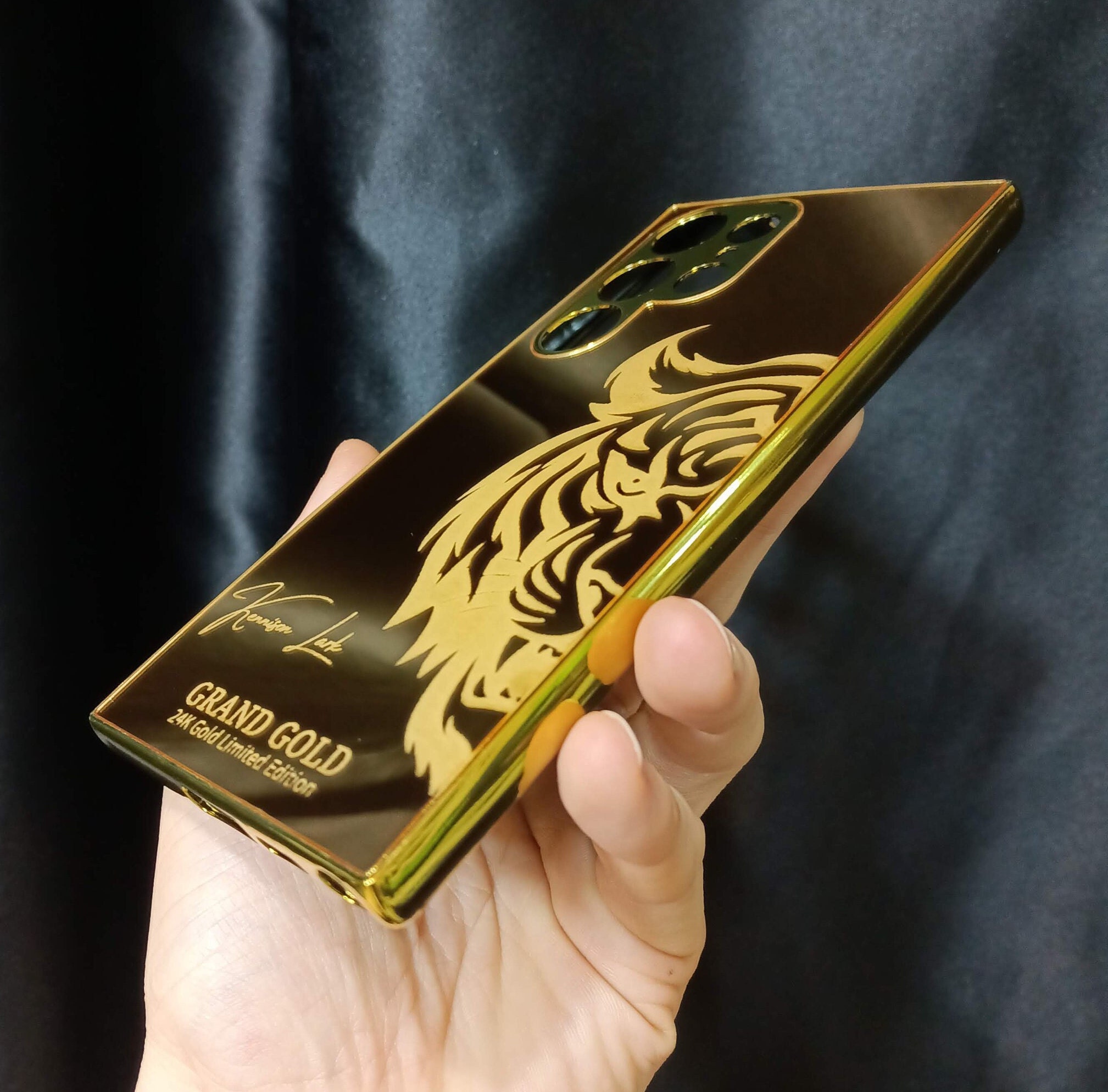 Gold Samsung Galaxy Case / Customizable Samsung Galaxy Case / Mirror ...