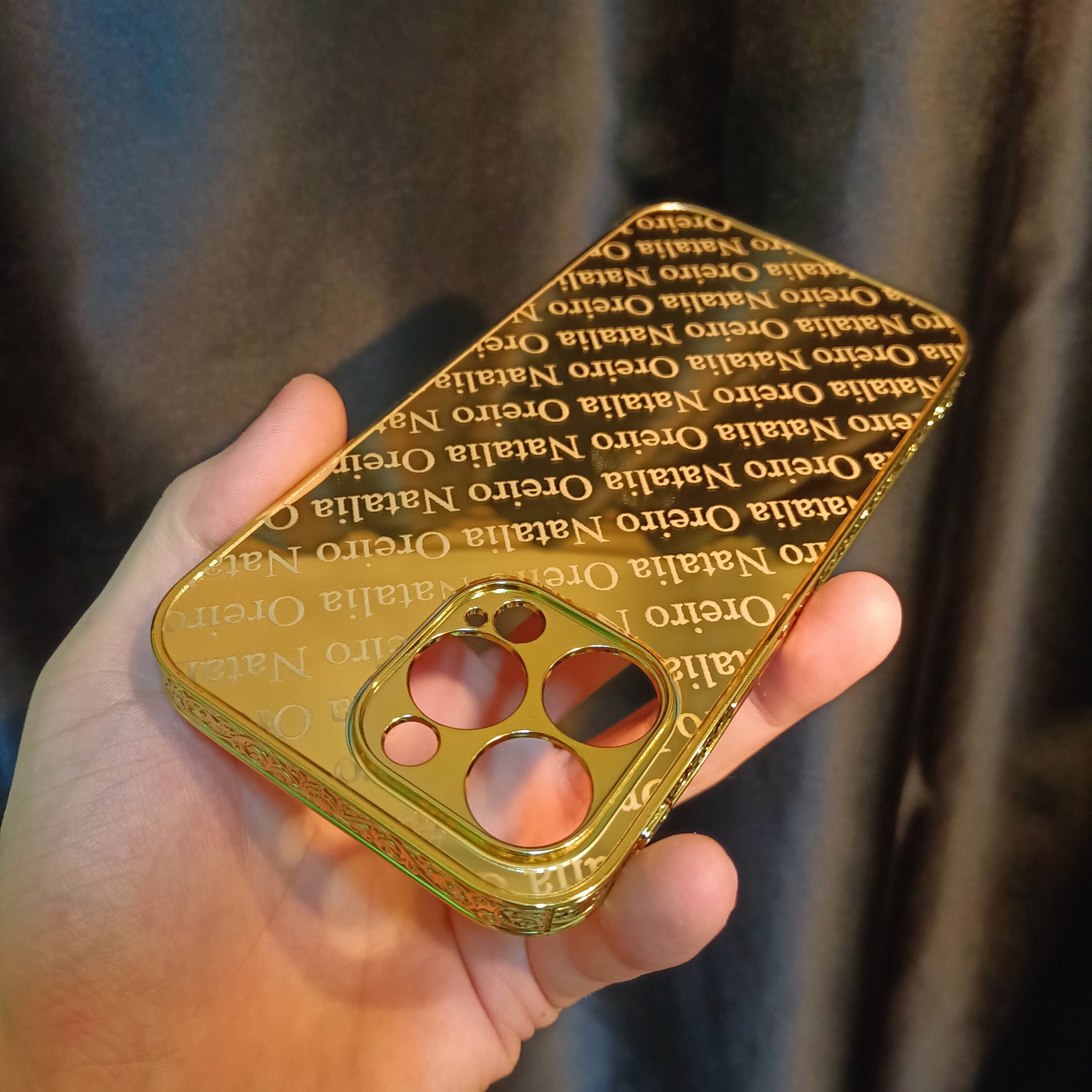 Customizable Your Name Design / Gold Design iPhone Case / All iPhone ...