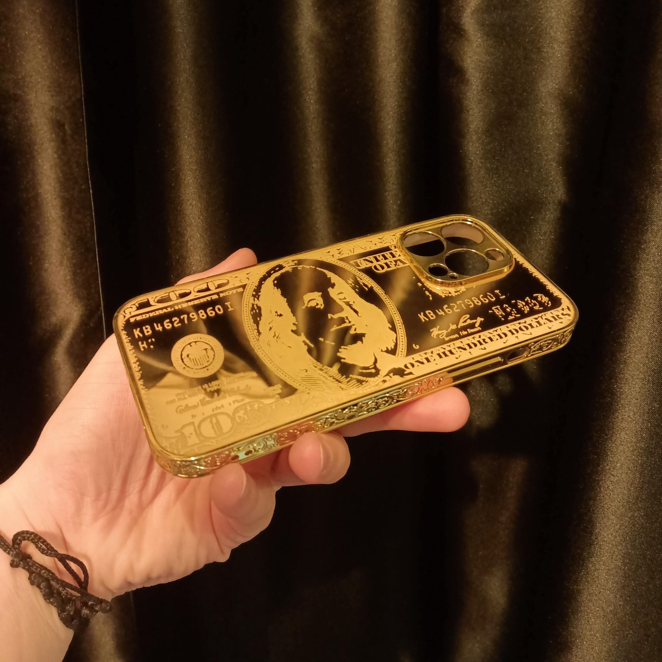 Customizable American Dolar Gold Design iPhone Case / All iPhone Models ...