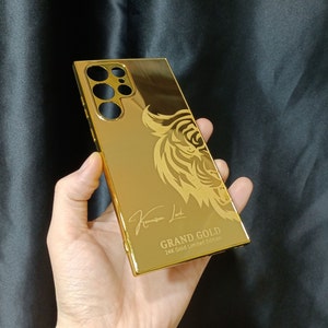 Gold Samsung Galaxy Case / Customizable Samsung Galaxy Case / Mirror ...