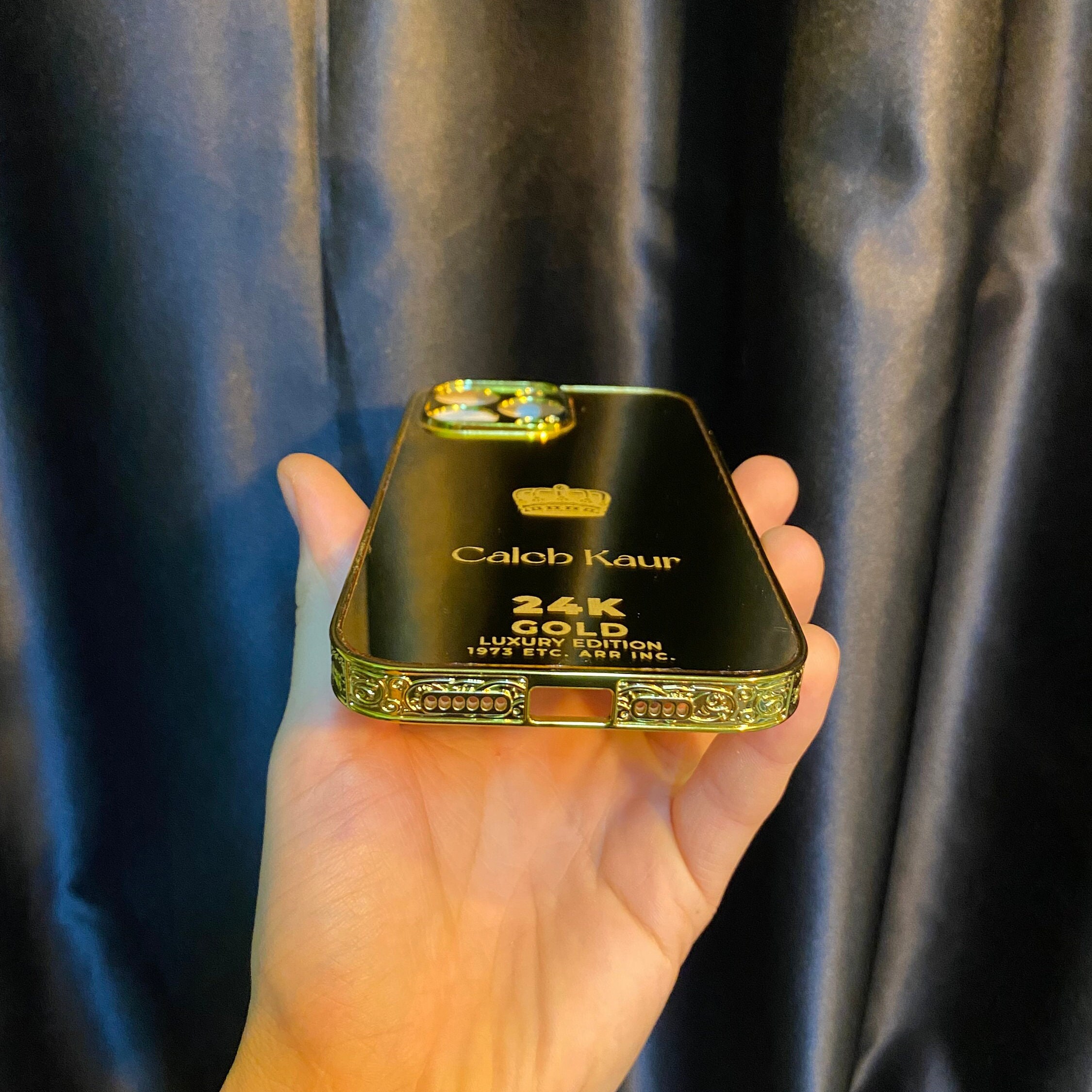 Customizable King/queen Crown Gold Design iPhone Case / All iPhone ...