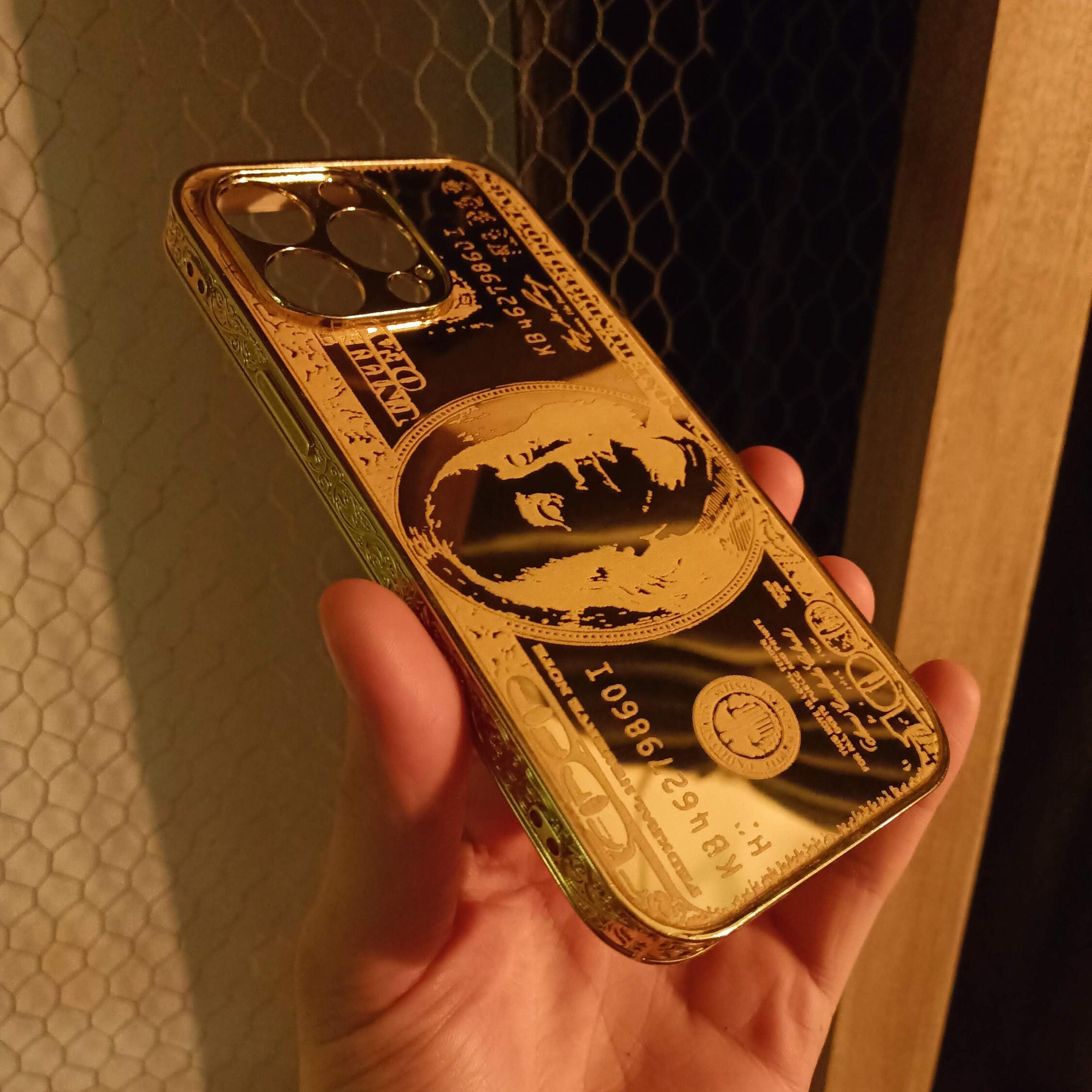 Customizable American Dolar Gold Design iPhone Case / All iPhone Models ...