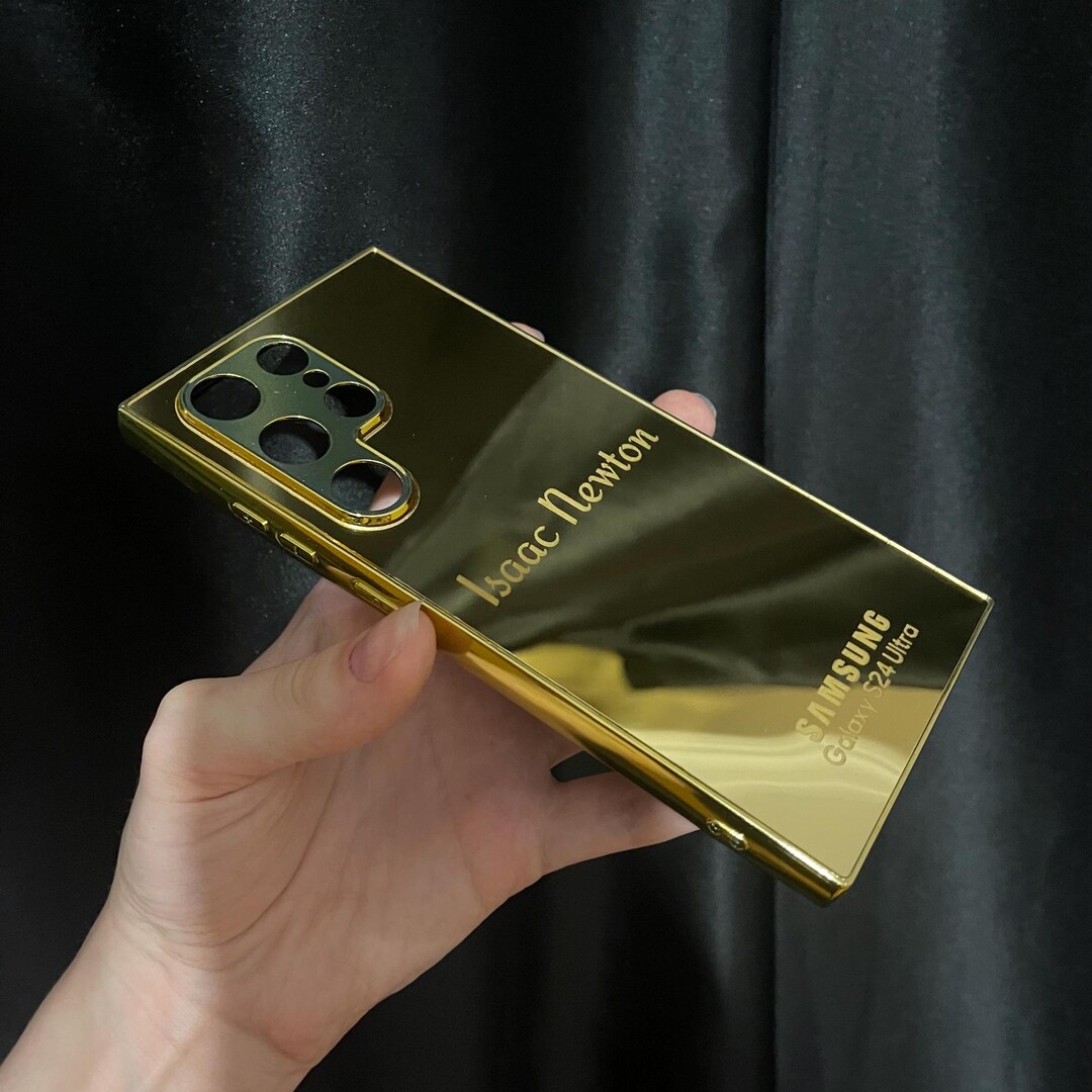 Gold Samsung Galaxy Case / Customizable Samsung Galaxy Case / Mirror ...