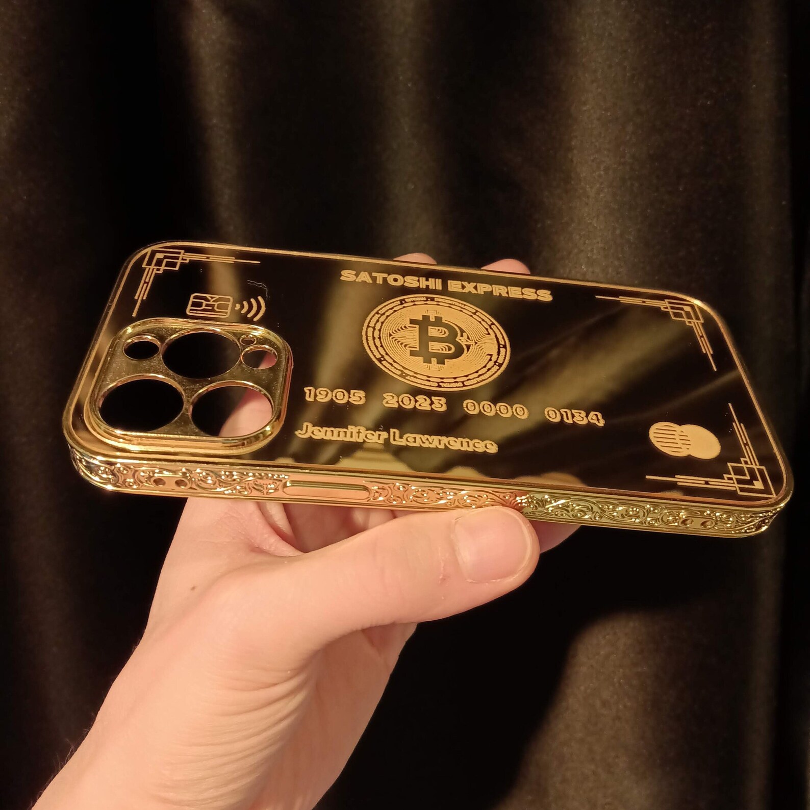 Customizable Bitcoin/satoshi Gold Design iPhone Case / All - Etsy
