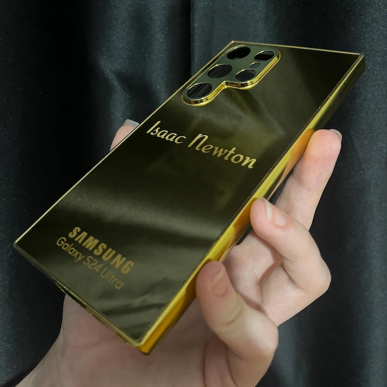 Gold Samsung Galaxy Case / Customizable Samsung Galaxy Case / Mirror ...