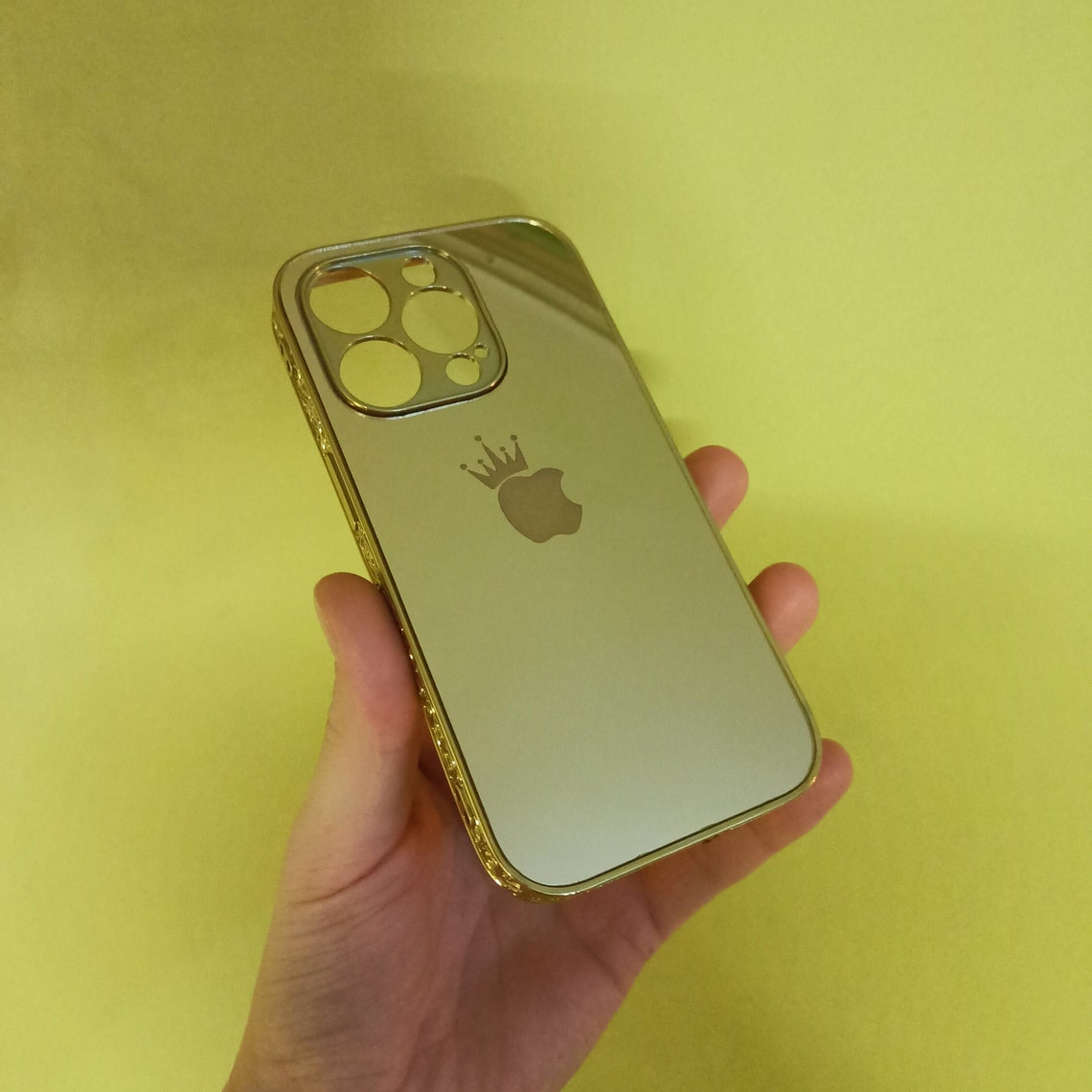 Customizable King Apple Logo Gold Design iPhone Case / All iPhone ...