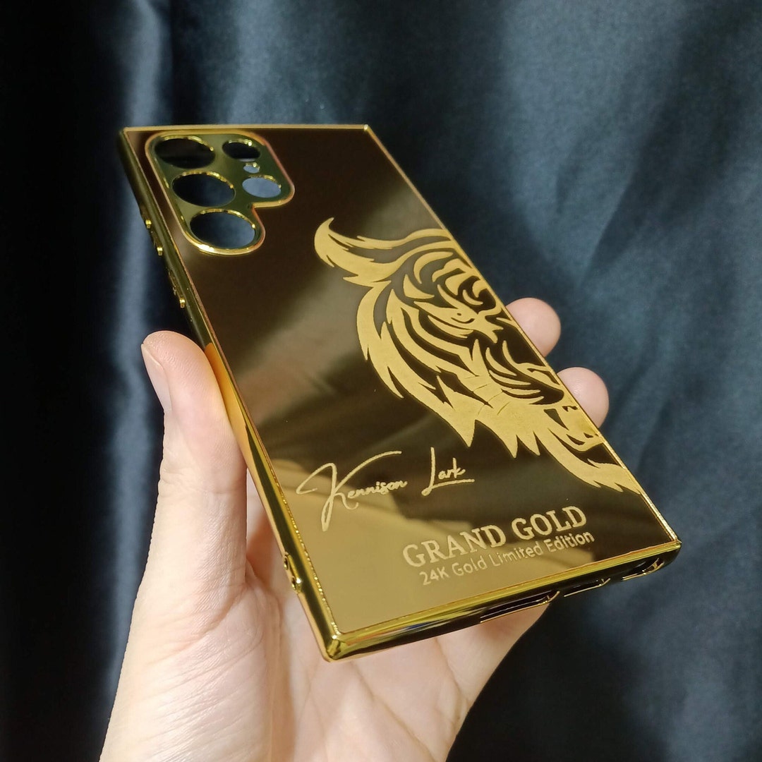 Gold Samsung Galaxy Case / Customizable Samsung Galaxy Case / Mirror ...