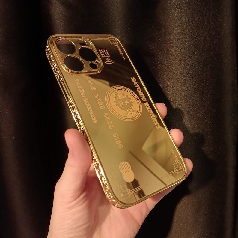 Customizable Bitcoin/satoshi Gold Design iPhone Case / All - Etsy