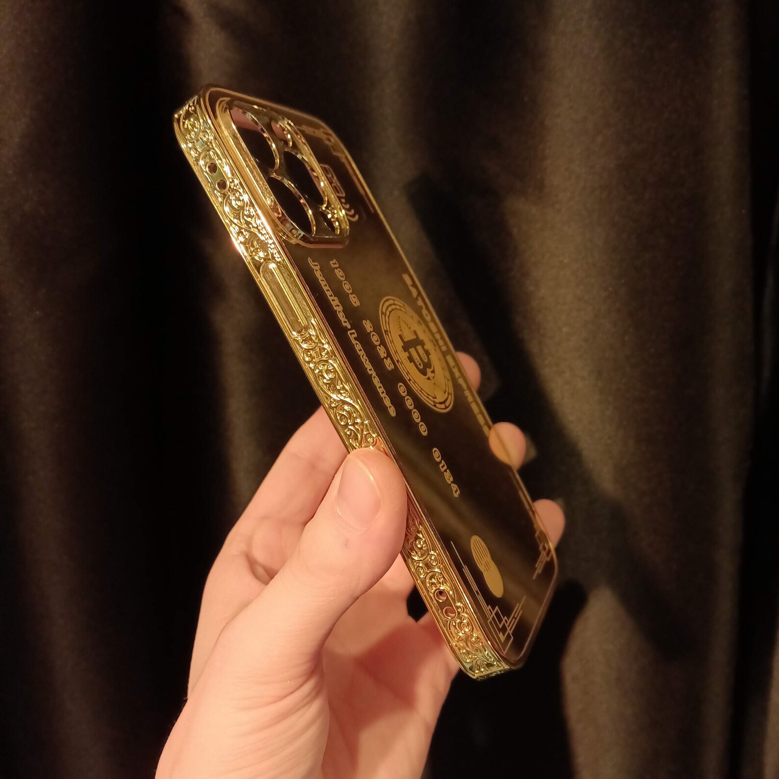 Customizable Bitcoin/satoshi Gold Design iPhone Case / All - Etsy