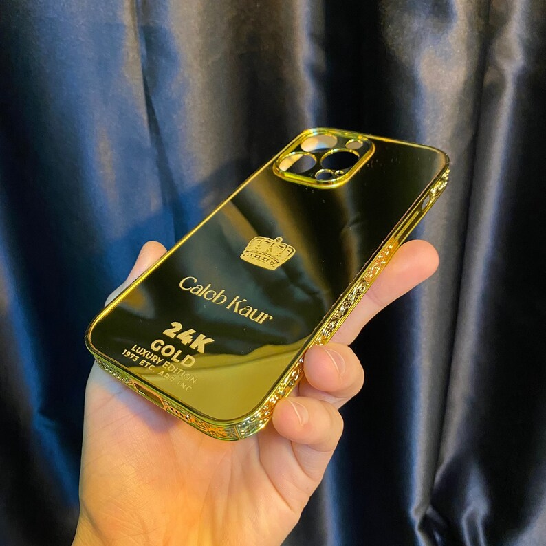 Customizable King/queen Crown Gold Design iPhone Case / All iPhone ...