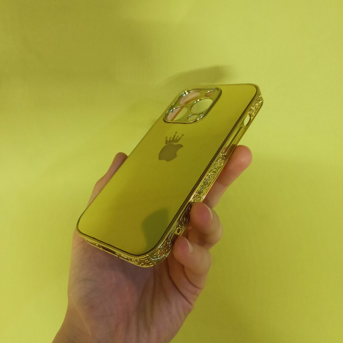 Customizable King Apple Logo Gold Design iPhone Case / All iPhone ...
