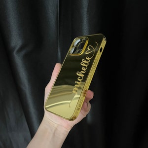 Customizable Name Gold Design iPhone Case / All iPhone Models / Gold ...