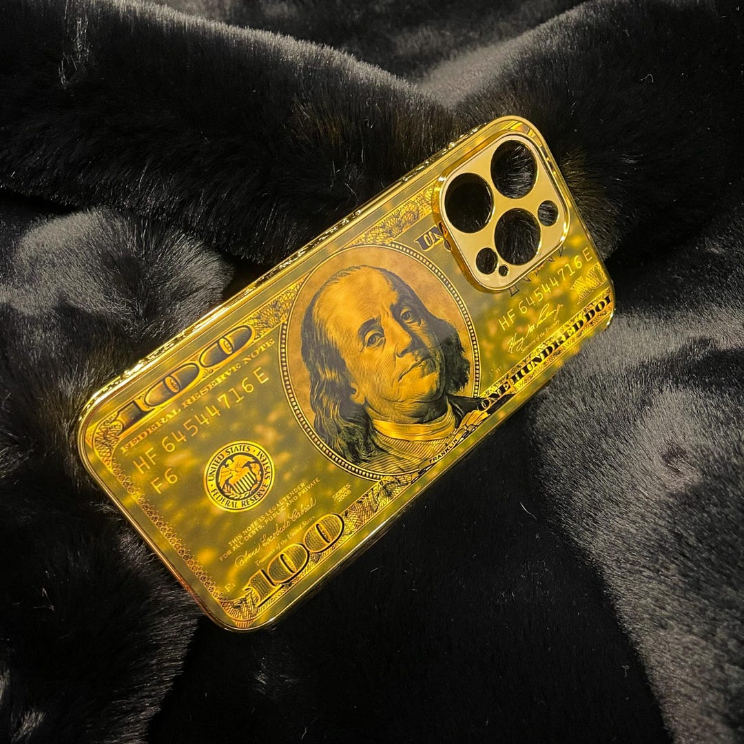 Personalized American Dolar Gold Design iPhone Case / All iPhone Models ...