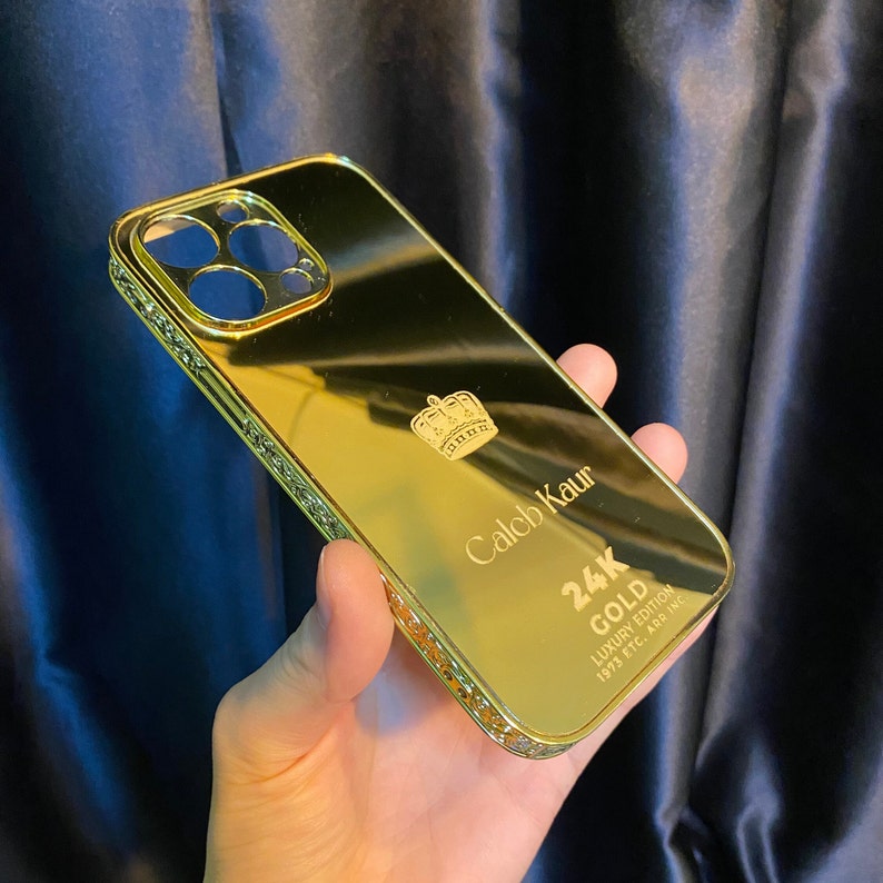 Customizable King/queen Crown Gold Design iPhone Case / All iPhone ...