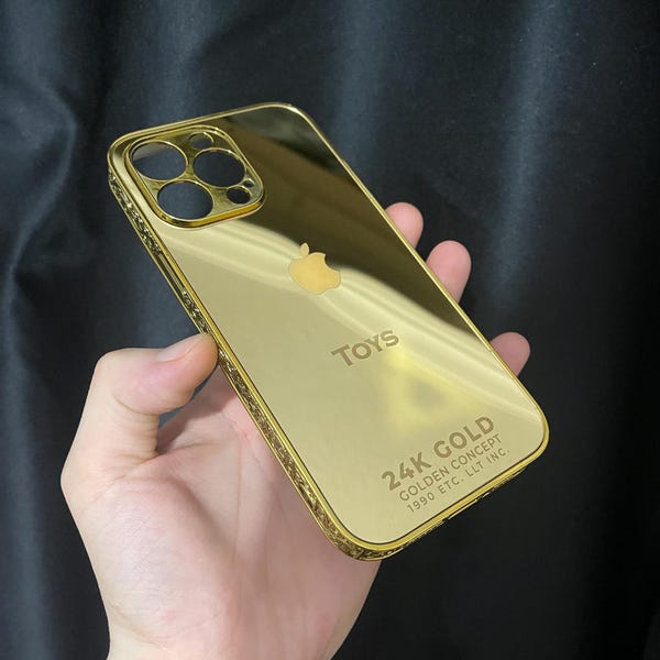 Gold iPhone Case - Etsy