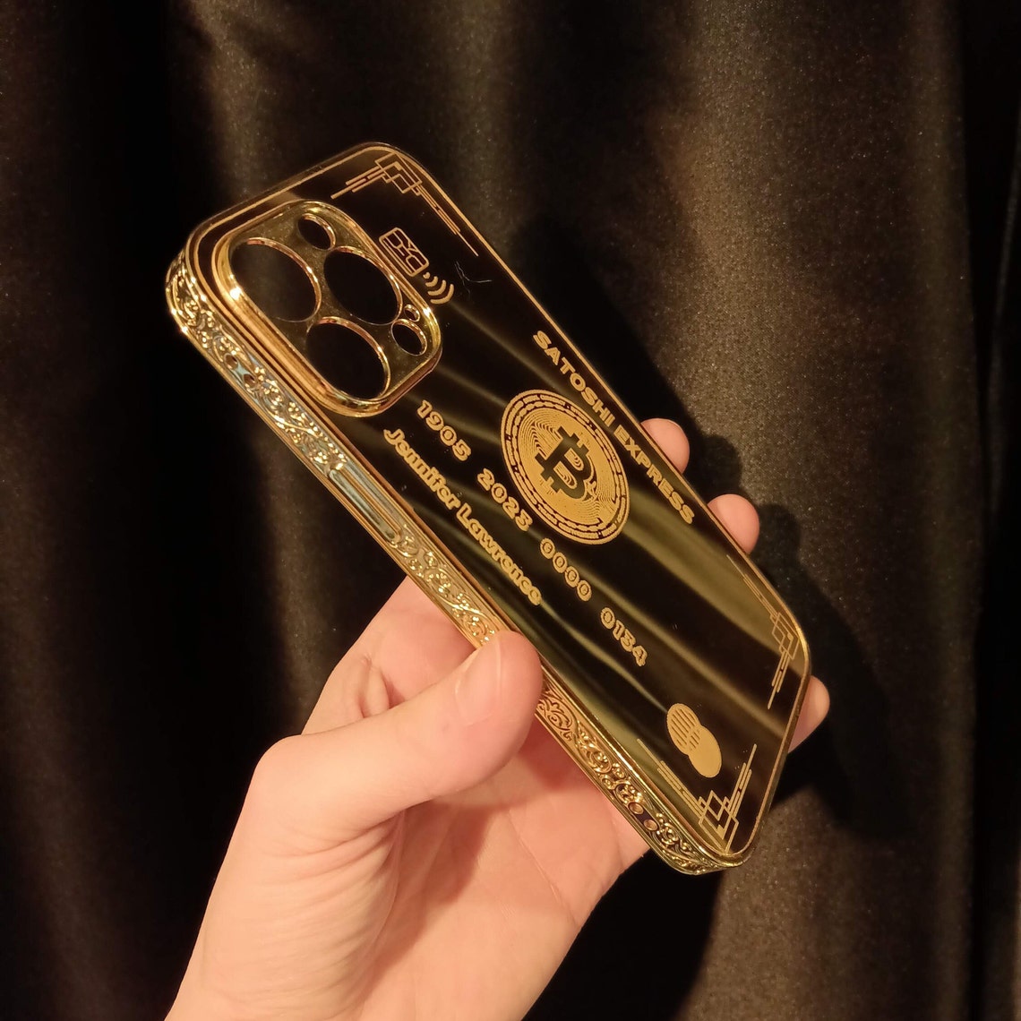 Customizable Bitcoin/satoshi Gold Design iPhone Case / All - Etsy