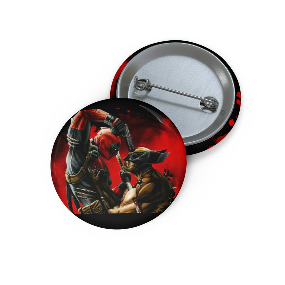 Deadpool Vs Wolverine Pin Button - Etsy