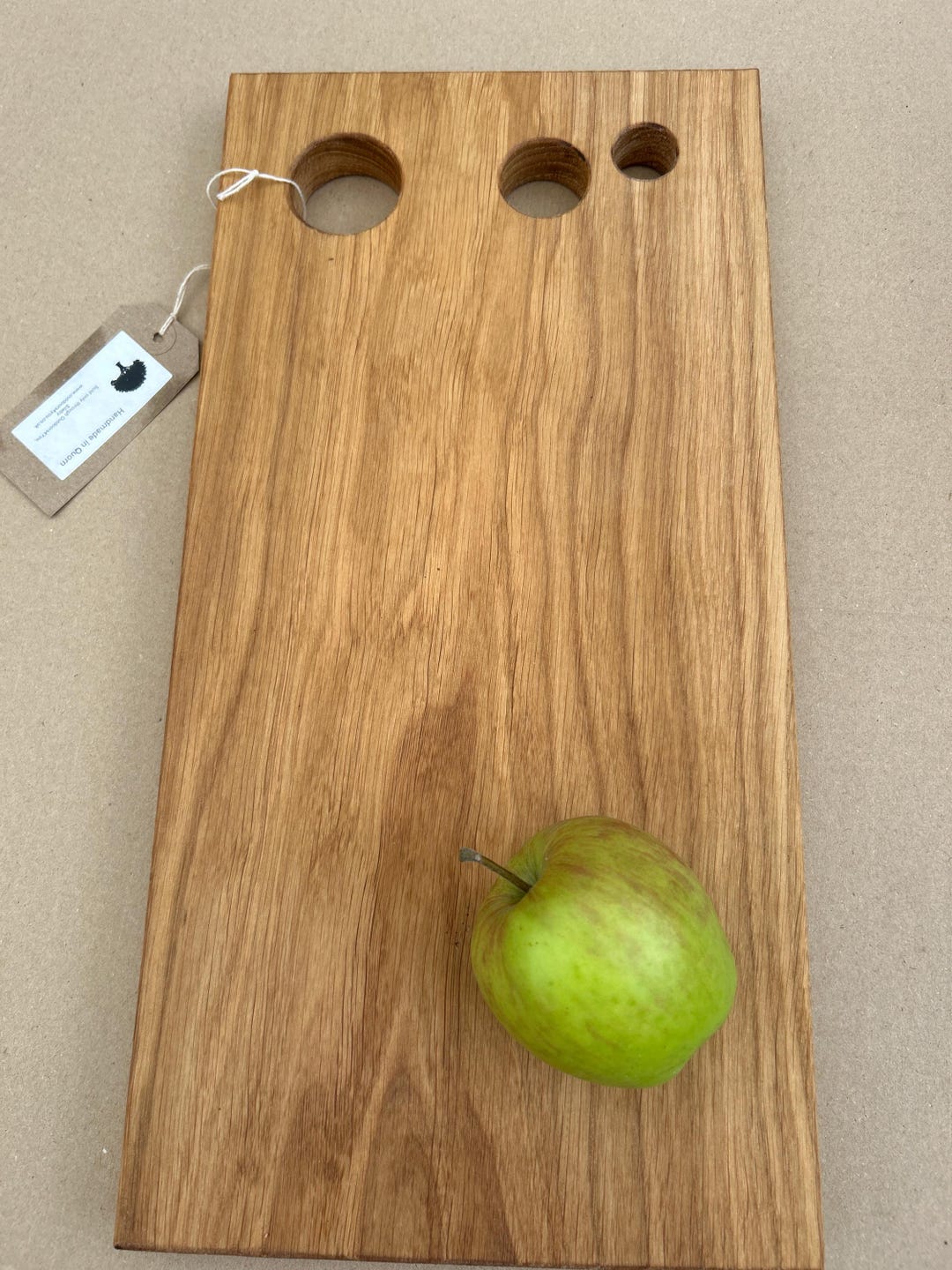 Chopping Board Made From One Piece of Oak sun, Earth & Moon. Oiled ...