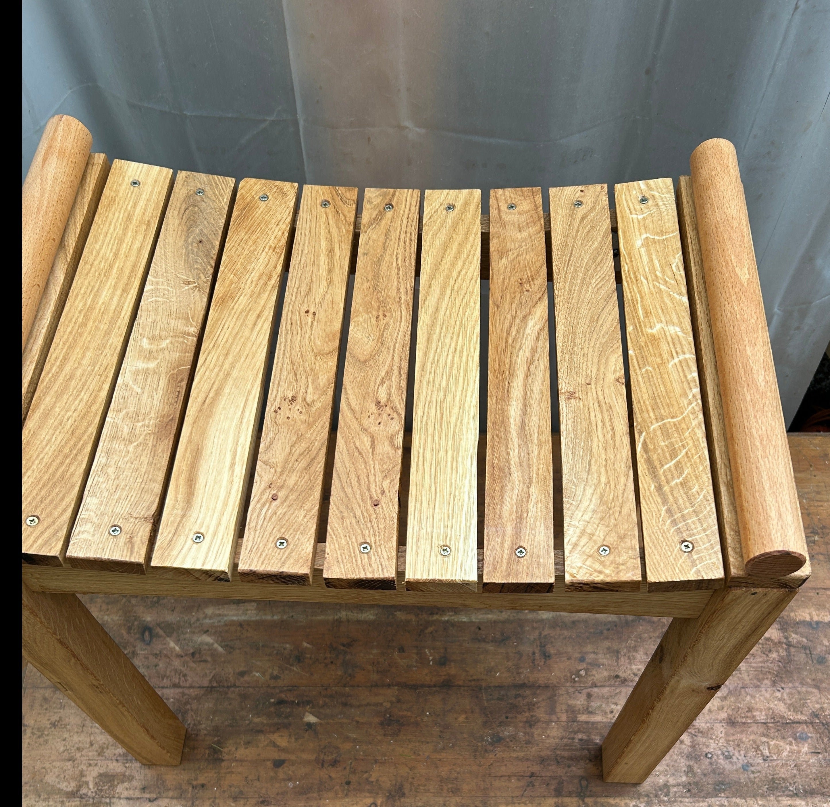 Wooden shogun Style Stool Made From Oak and Ash. Oiled. 5406 8055 - Etsy UK