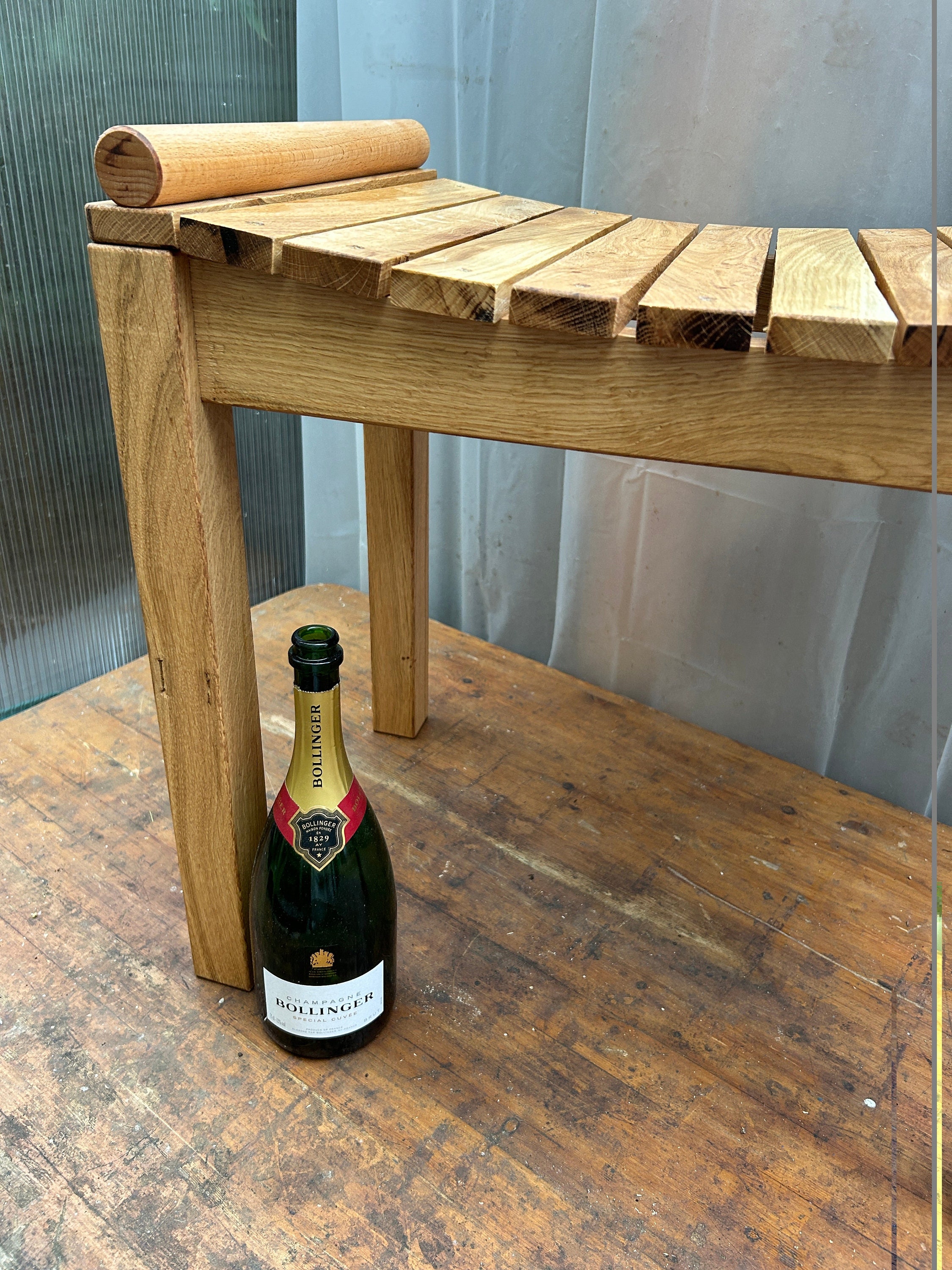 Wooden shogun Style Stool Made From Oak and Ash. Oiled. 5406 8055 - Etsy UK