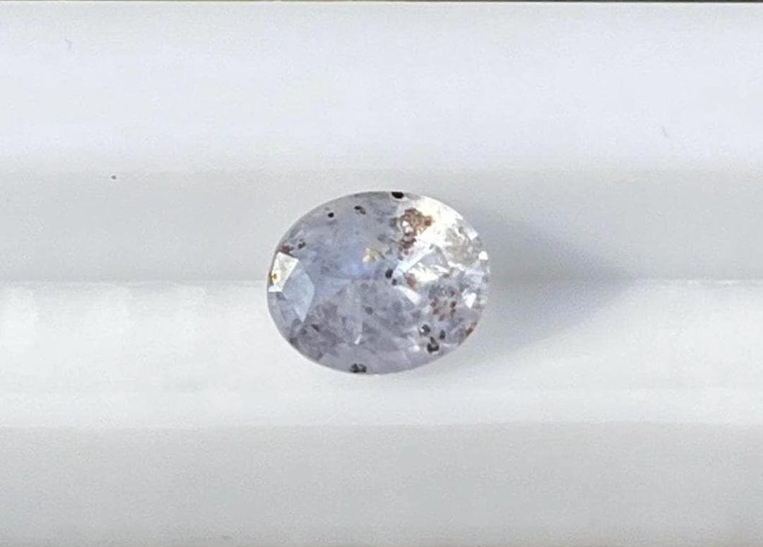 1.50ct Light Lavender Sapphire: Oval Ceylon Gemstone - Etsy