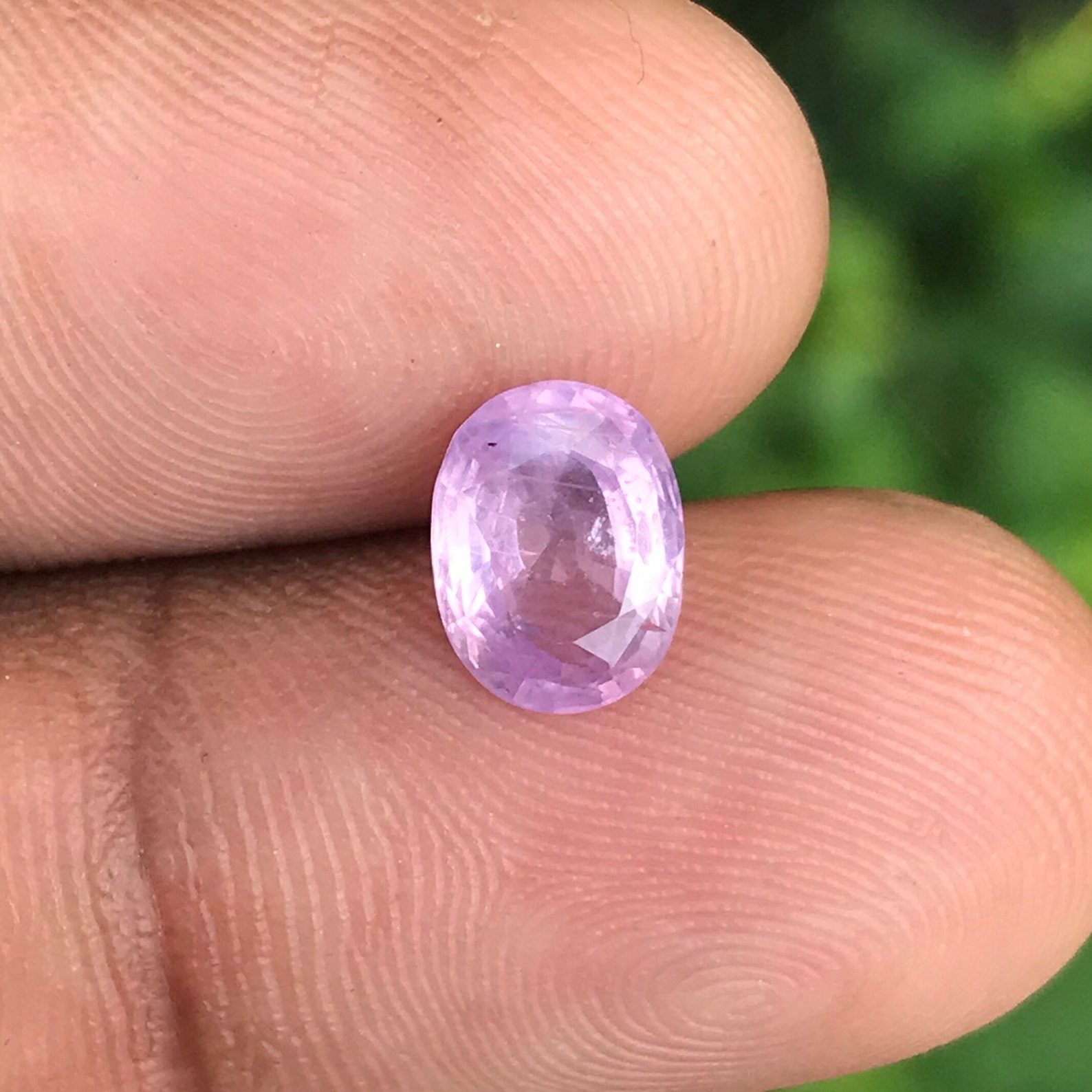 Zafiro sedoso de 1,93 ct. Violeta opalescente. Envío gratuito. - Etsy ...