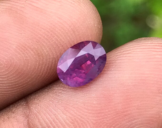 1.60ct Silky Violetish Pink Sapphire Custom Order Accept Opalescent ...