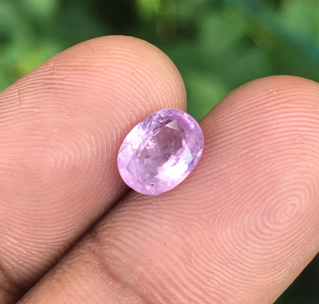Zafiro sedoso de 1,93 ct. Violeta opalescente. Envío gratuito. - Etsy ...