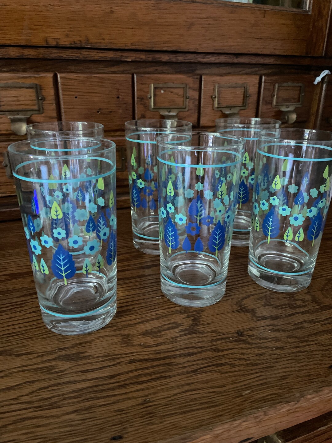 6 Marcrest Swiss Chalet Alpine Glass Tumbler Set, 10oz, Stetson - Etsy