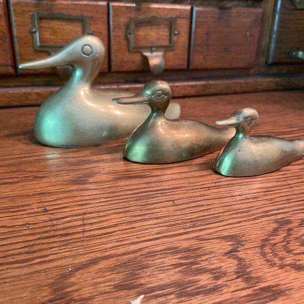 Brass Ducks - Etsy