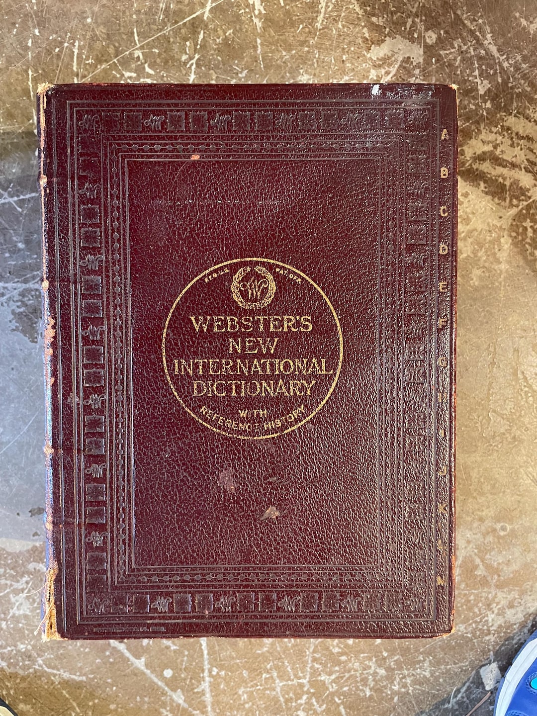 HUGE Webster New International Dictionary, Unabridged Reference History ...