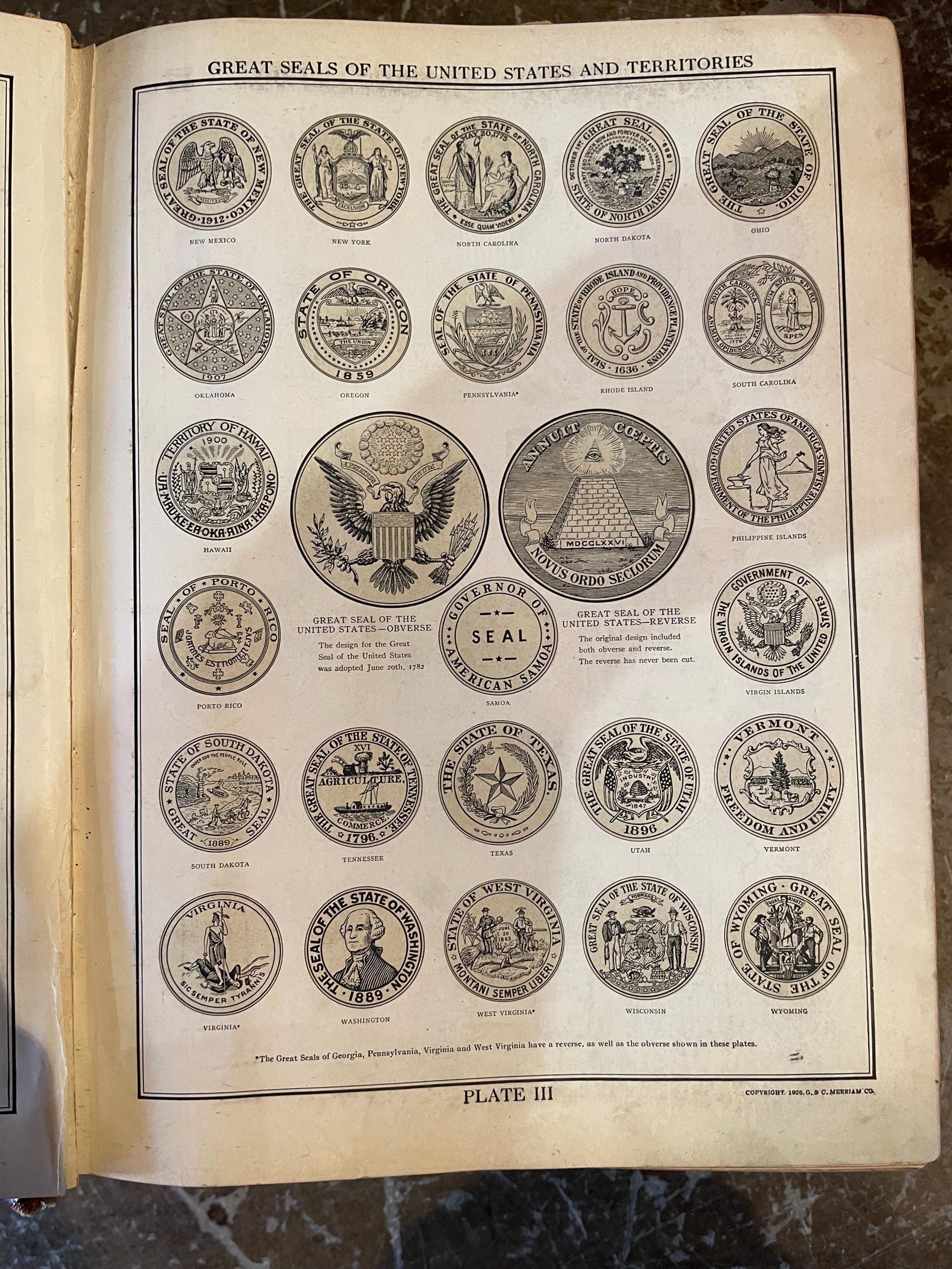 HUGE Webster New International Dictionary, Unabridged Reference History ...