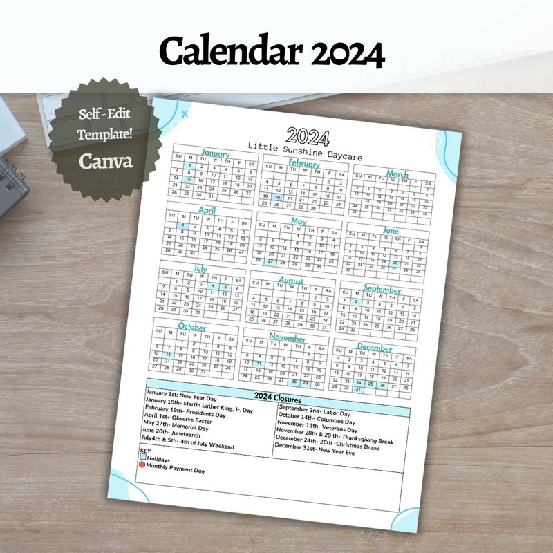 Homeschool Wall Calendar - Etsy